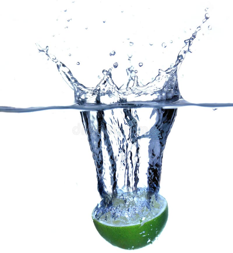 Fresh lime isolated stock photo. Image of lime, closeup - 73214870