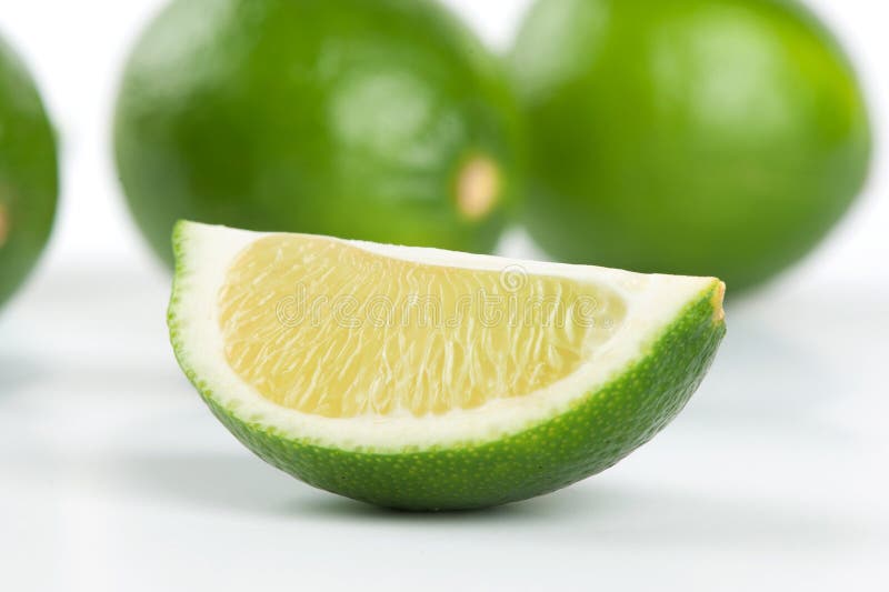 Fresh lime close up stock image. Image of fruit, white - 31234899