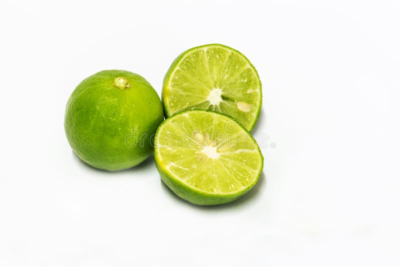 Fresh lime isolated stock photo. Image of lime, closeup - 73214870