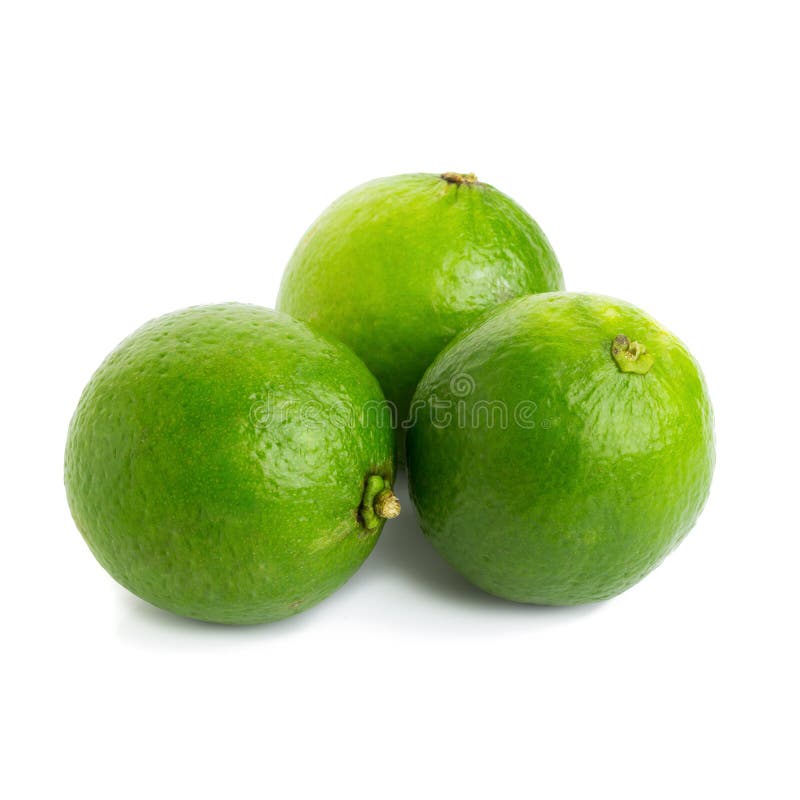 Fresh Lime Isolated on White Stock Image - Image of lime, refreshing ...