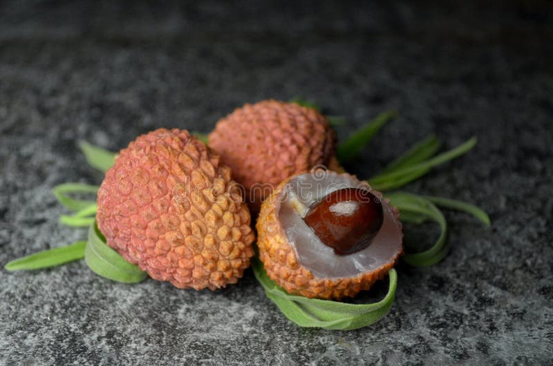 Fresh litchi fruits stock image. Image of group, lychee - 83241595