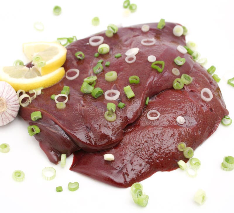 Fresh liver stock photo. Image of cooking, sliced, cookery - 9196942