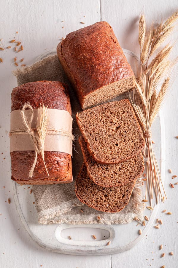 Fresh Loaf of Breads for Balanced and Healthy Diet Stock Image - Image ...