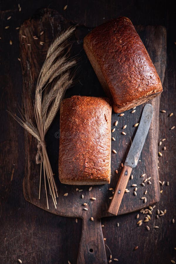 Fresh Loaf of Breads for a Healthy and Balanced Diet Stock Image ...