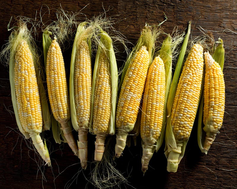 Organic Corn Feed Stored For Winter Stock Photo - Image of crop, feed ...