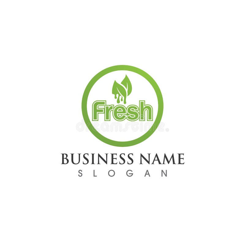 Fresh Logo and Symbol Template Stock Vector - Illustration of family ...