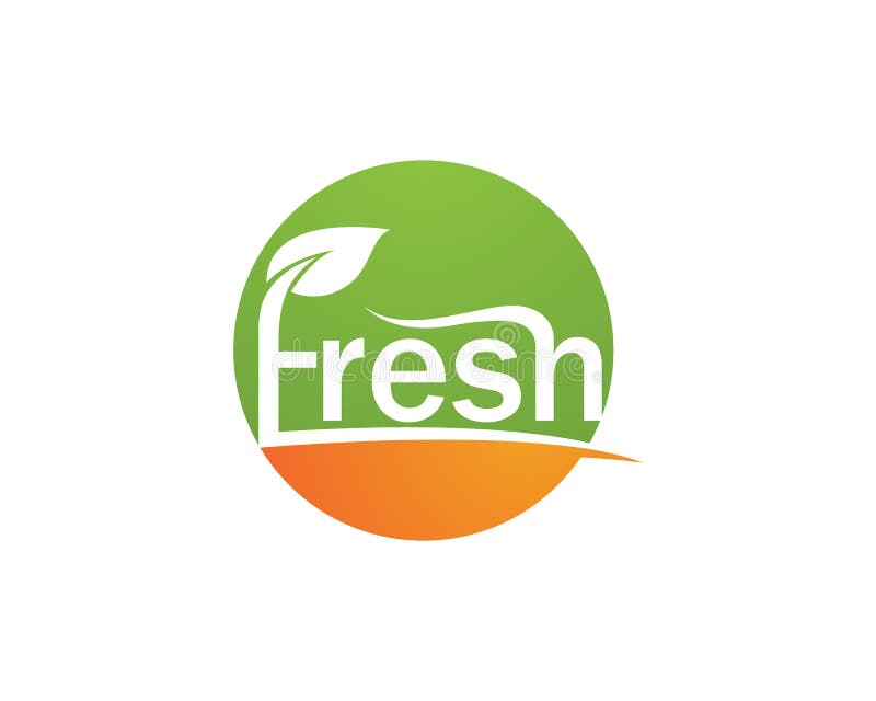 Fresh Logo and Symbols Vector Icon Template Nature Stock Vector ...