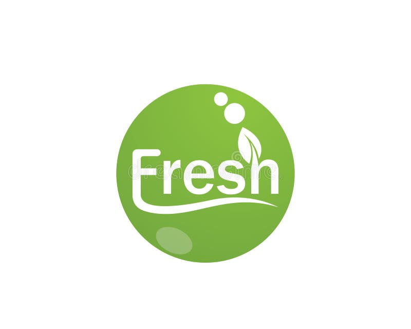 Fresh Logo and Symbols Vector Icon Template Nature Stock Vector ...