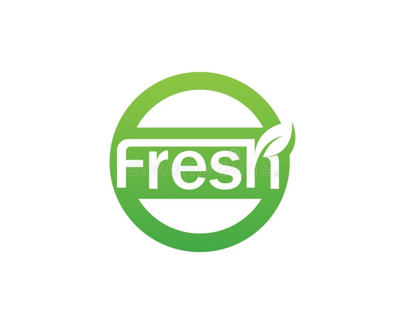 Fresh Logo and Symbols Vector Icon Template Nature Stock Vector ...