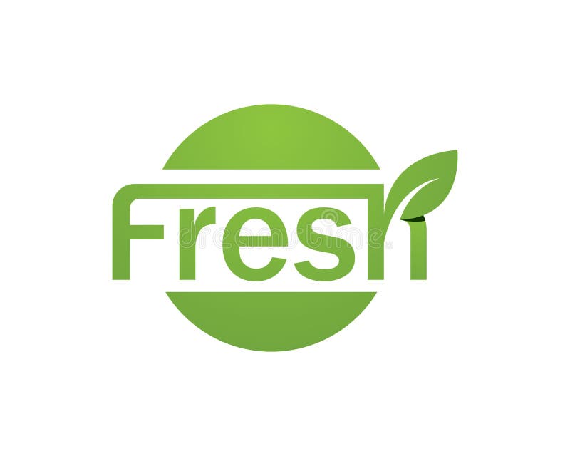 Fresh Logo and Symbols Vector Icon Template Nature Stock Vector ...