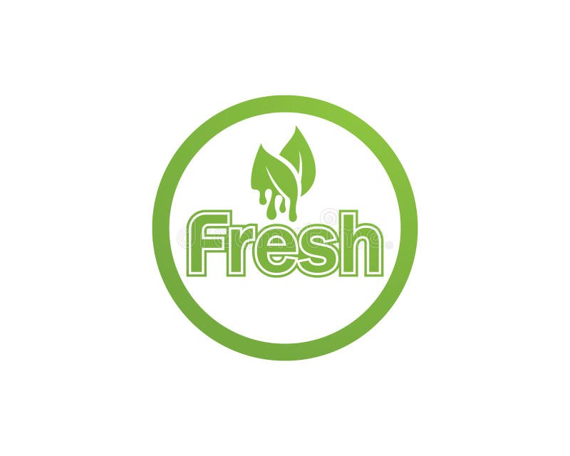 Fresh Logo and Symbols Vector Icon Template Nature Stock Vector ...