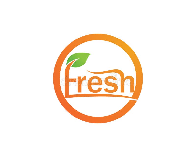 Fresh Logo and Symbols Vector Icon Template Nature Stock Vector ...