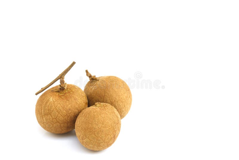 Fresh Longan Isolate on White Background. Stock Photo - Image of tropic ...