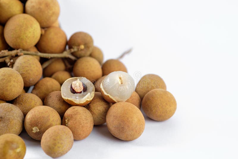 Fresh longan fruit stock photo. Image of background, fruits - 93660986
