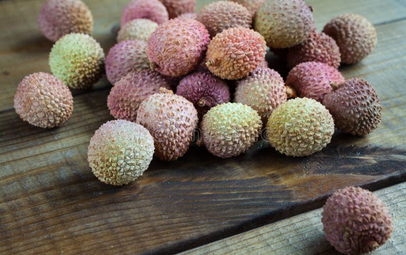 Fresh lychee fruits stock image. Image of seasonal, juicy - 138468623