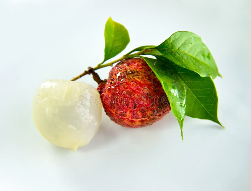 Fresh lychees stock image. Image of group, crop, lechee - 61980513