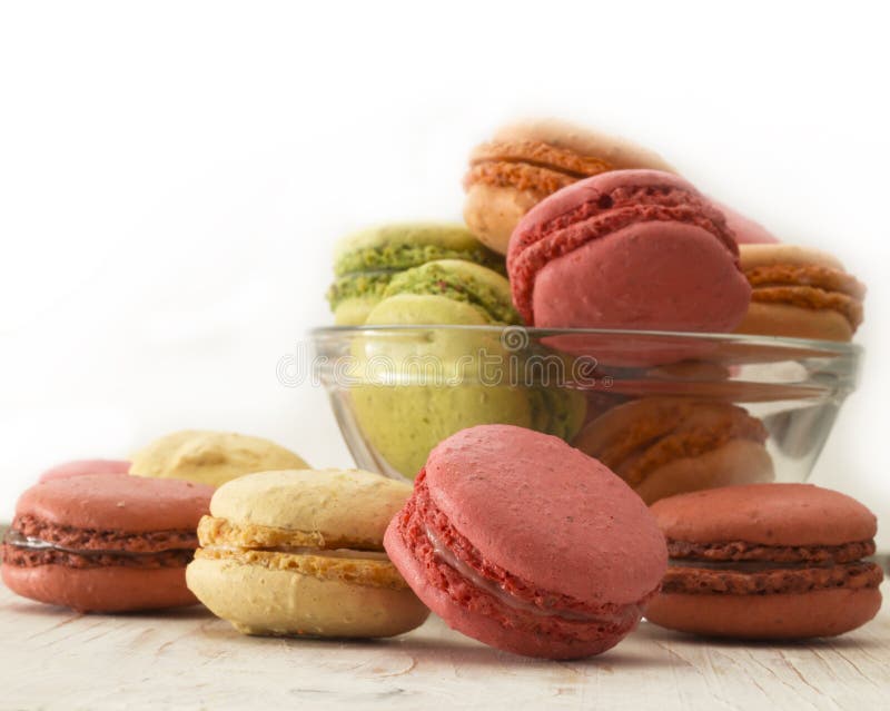Fresh macaroons stock photo. Image of gastronomy, assorted - 24608602