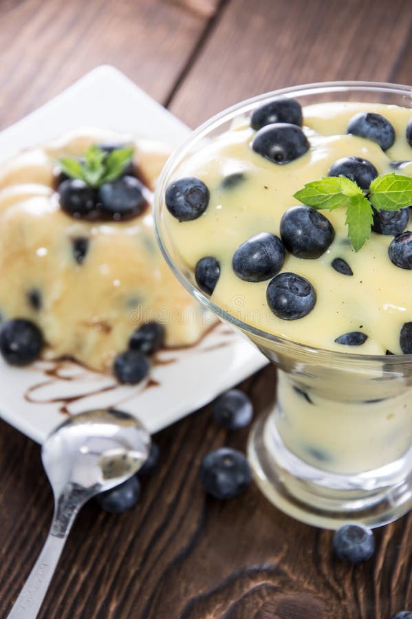 Blueberry pudding stock photo. Image of food, blue, nutrition - 16998350
