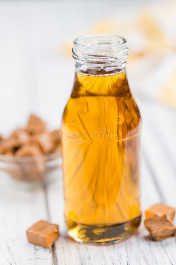 Fresh made Caramel Sirup stock image. Image of cooking - 95658345