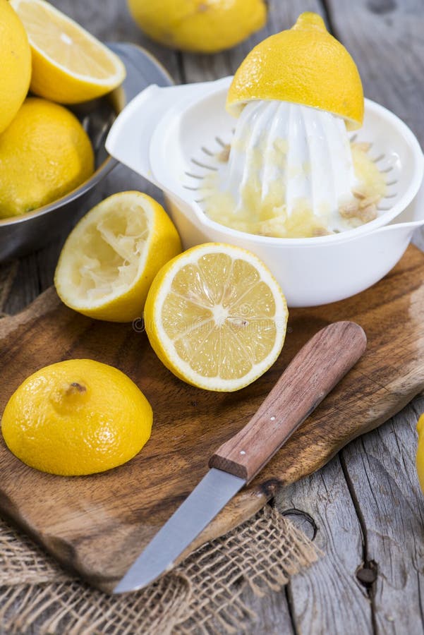Fresh made Lemon Juice stock photo. Image of closeup - 37685666