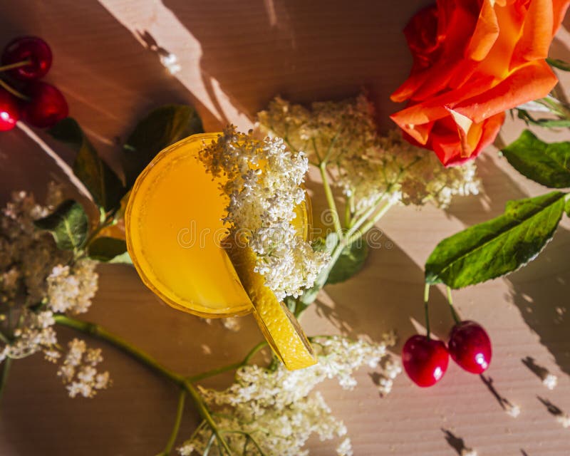 Socata or Traditional Eldeberry Drink Stock Photo - Image of bottle ...