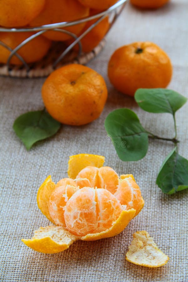 Fresh mandarin orange stock image. Image of breakfast - 16917041