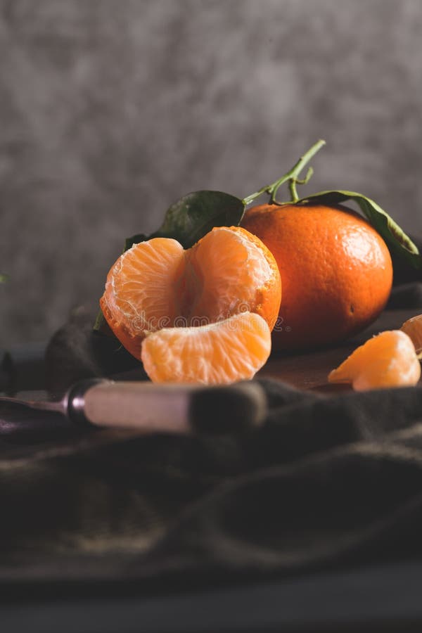 Fresh Mandarin Oranges or Tangerines Stock Image - Image of natural ...