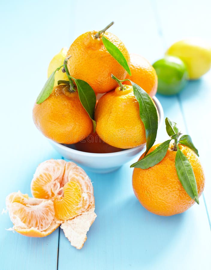 Fresh mandarins stock image. Image of organic, closeup - 29689437