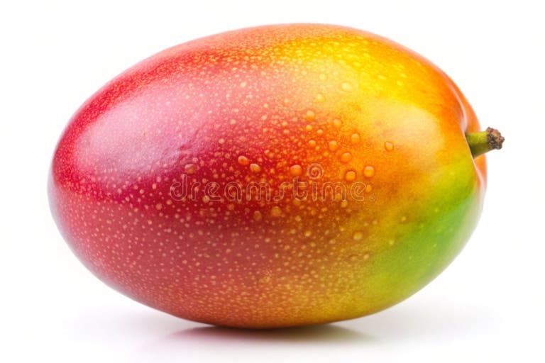 Fresh Mango Fruit Tropical Sweetness Isolated on White Stock ...