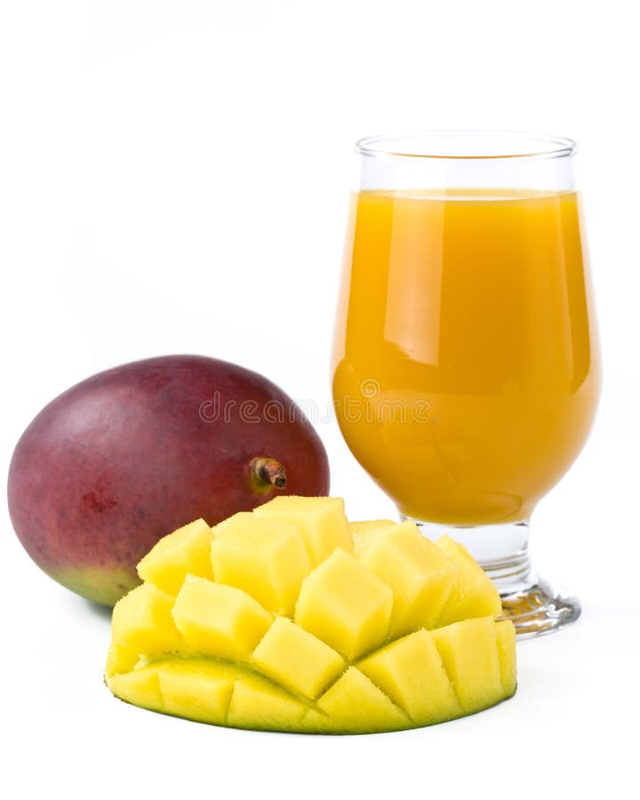 Mango and juice stock image. Image of exoticism, juice - 5038395