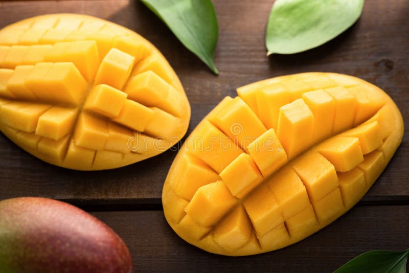 Mango Cut Open stock image. Image of fresh, dinner, foodstuff - 20533993
