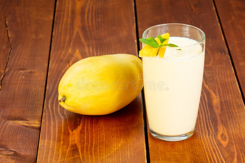 Fresh mango shake stock photo. Image of glass, cocktail - 116706670
