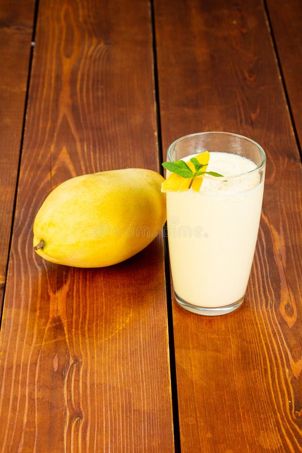 Fresh mango shake stock image. Image of blended, breakfast - 124215011