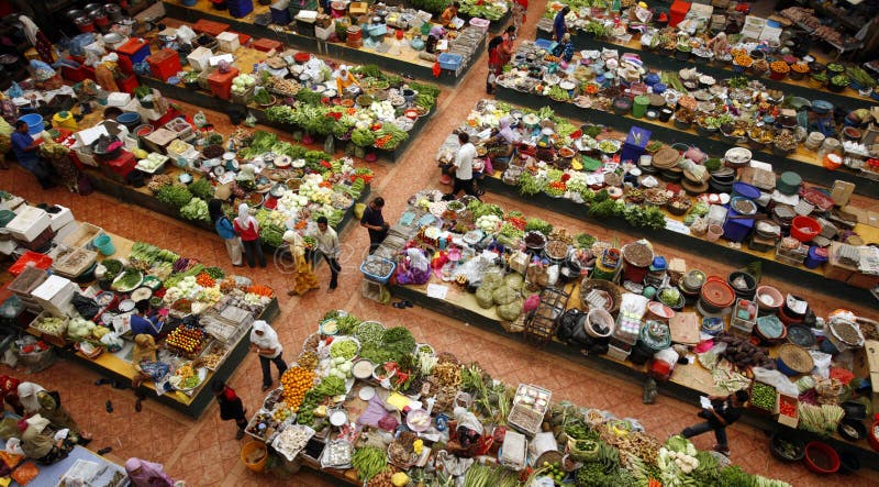 Fresh market stock photo. Image of malaysia, bharu, fresh - 739220