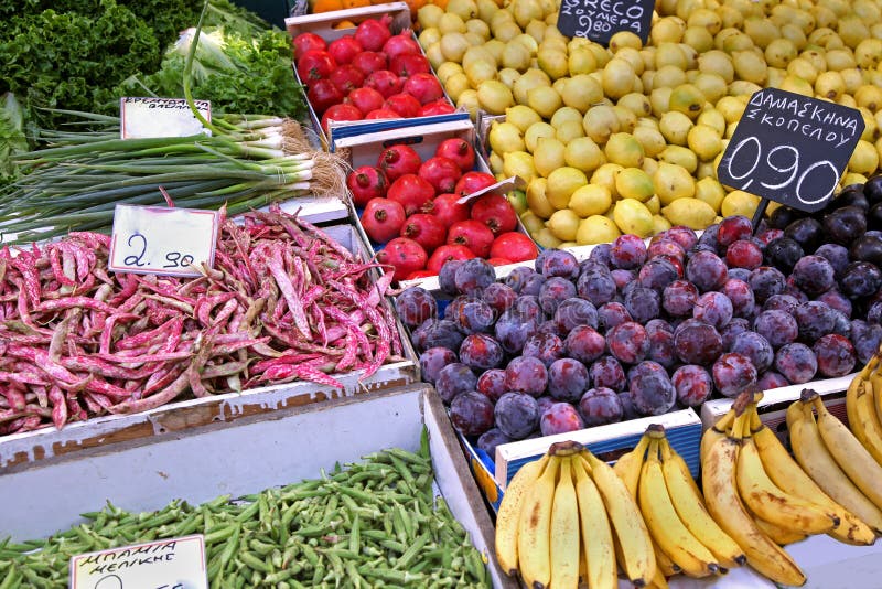Fresh market food stock photo. Image of heap, lemon, stall - 38013904