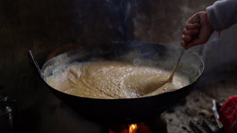 Fresh Mashed Adrak or Ginger on Dark Black Background Stock Image ...