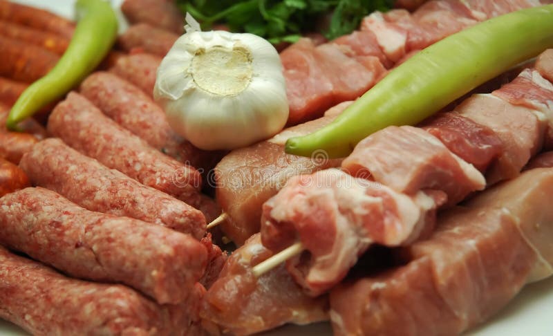 Fresh meat stock image. Image of broil, cooking, healthy - 1617455