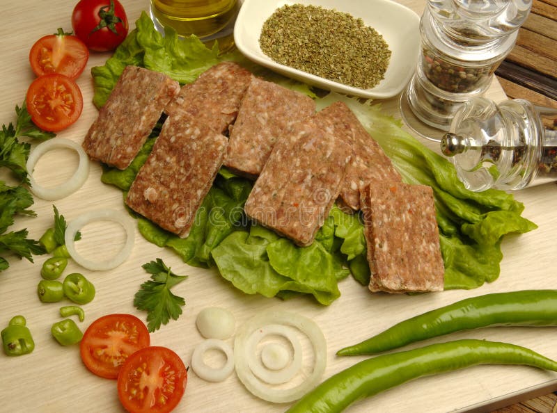 Fresh meat stock image. Image of dish, protein, recipe - 25126515