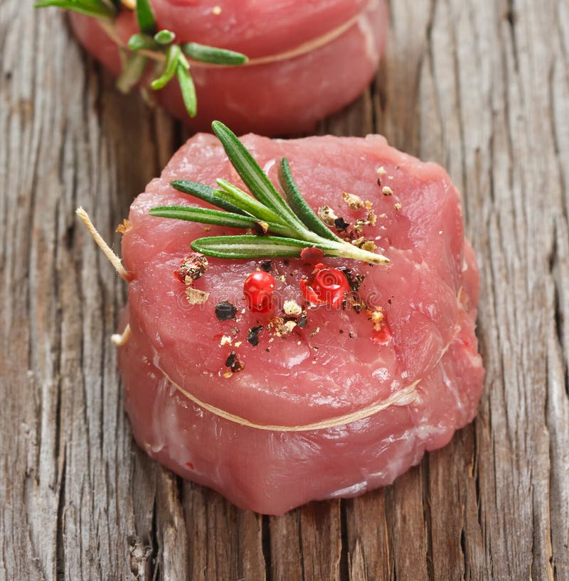 Fresh meat. stock image. Image of pink, pepper, food - 28792421
