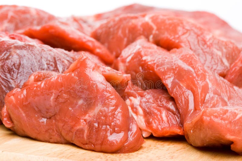 Fresh meat stock photo. Image of close, edible, piece - 5600026