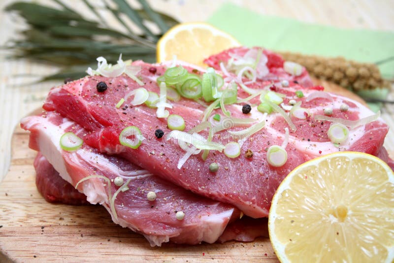 Fresh meat stock photo. Image of cooking, dinner, asian - 7829432