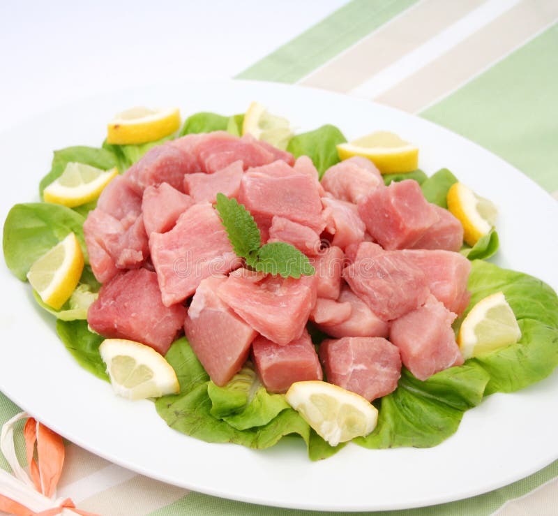 Fresh meat stock photo. Image of pork, prepare, barbecue - 9196986