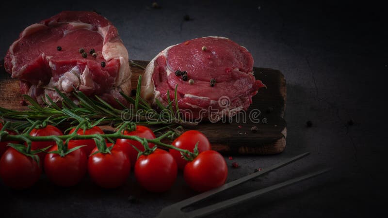 Fresh meat beef. serving stock image. Image of food - 134019507