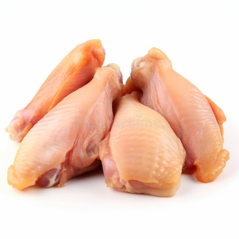 Fresh Meat Chicken Wings: a Raw Energy in Sharp Perspective Stock ...