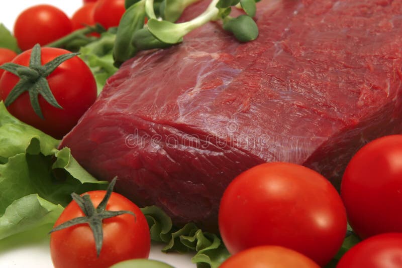 Fresh meat close-up stock photo. Image of cook, porkchop - 7015532