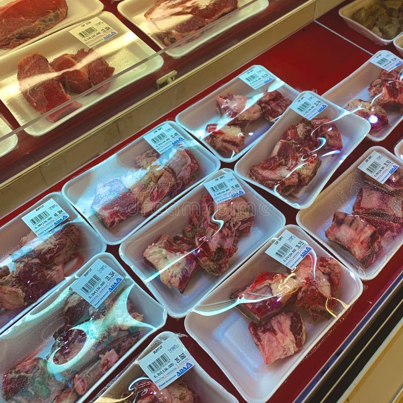 Fresh Meat from the Supermarket Editorial Photography - Image of ...
