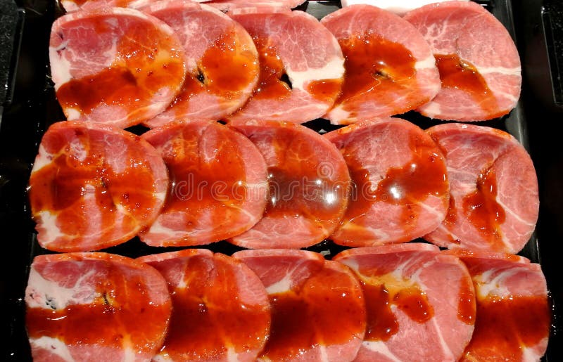 Fresh Meat in Tray for Grill Stock Photo - Image of pork, cooked: 172312458