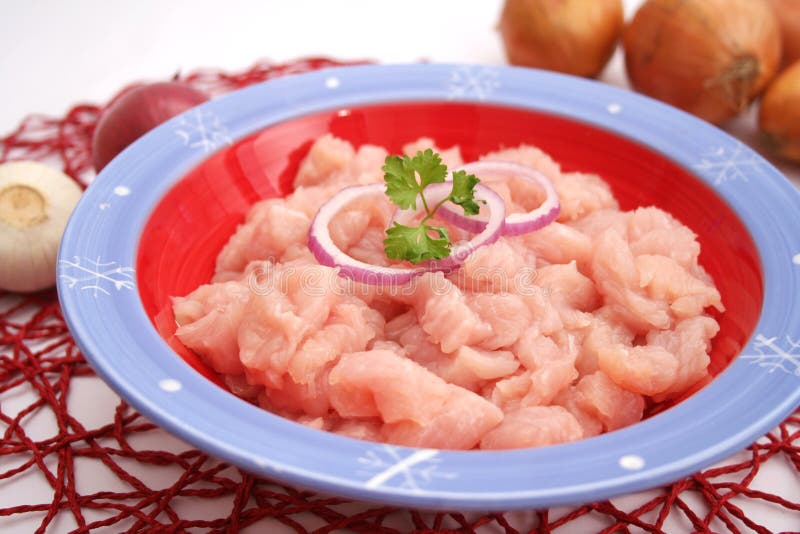 Fresh meat of a turky stock image. Image of lunch, meal - 37201607