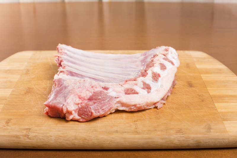 Fresh meat of a young goat stock photo. Image of animal - 47281244