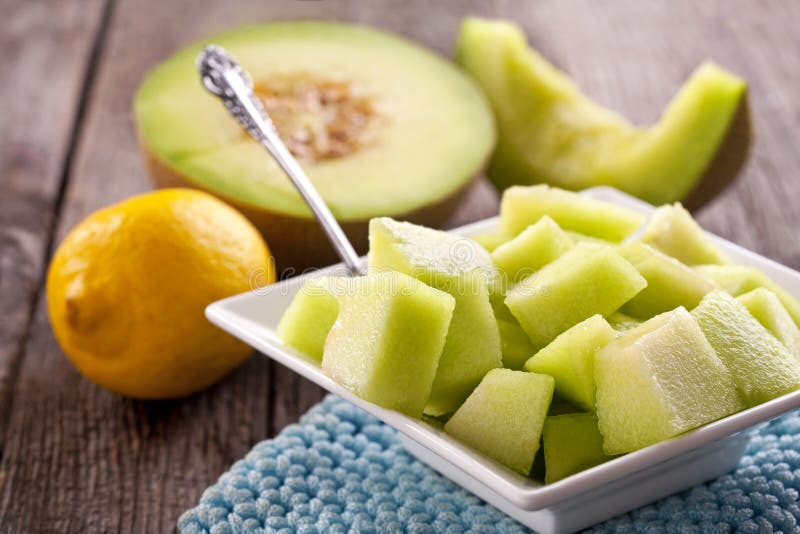 Fresh melon for breakfast stock image. Image of berry - 42757291